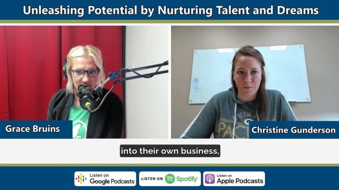 Unleashing Potential by Nurturing Talent and Dreams with Christine ...